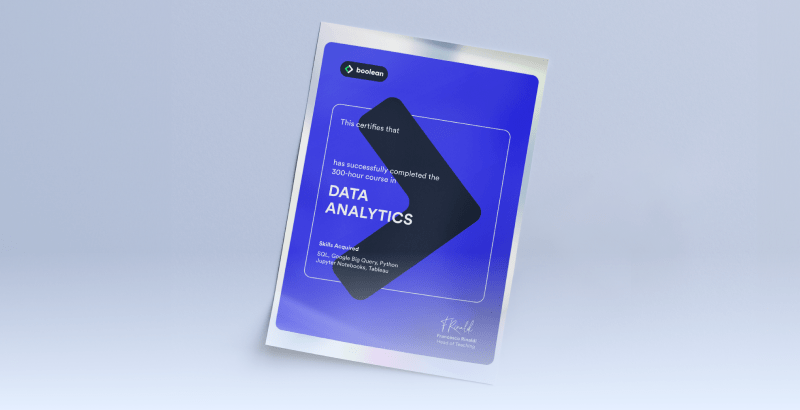 Boolean | Data Analytics Online Course