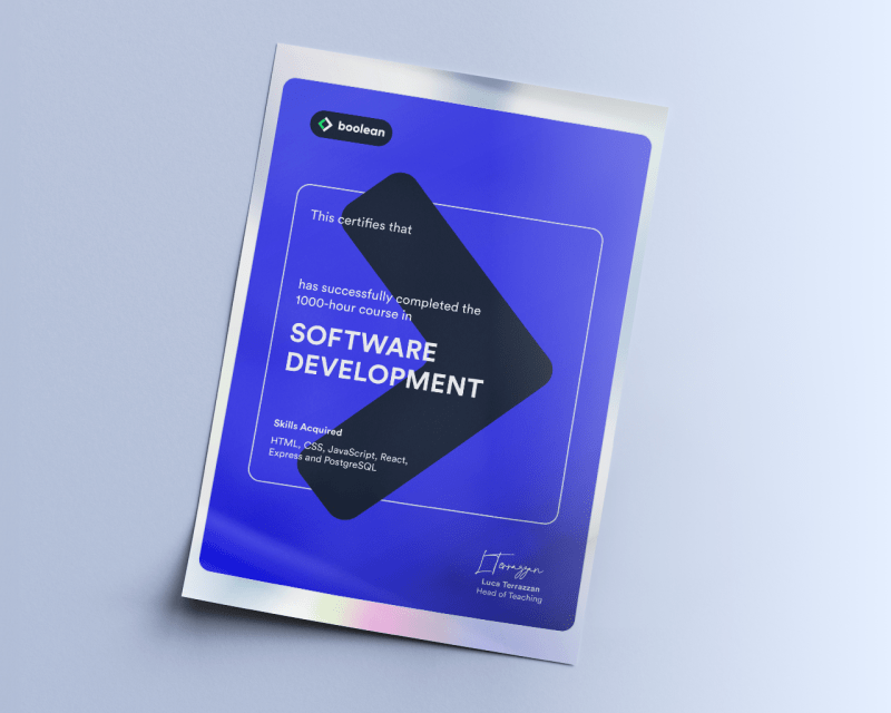 Boolean | Front-end Development Online Course